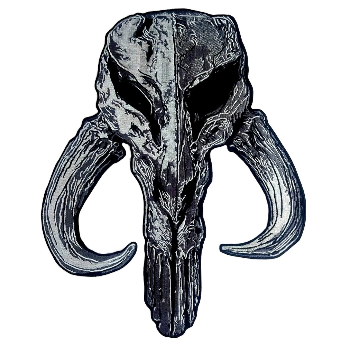 Mandalorian Skull Mythosaur Patch