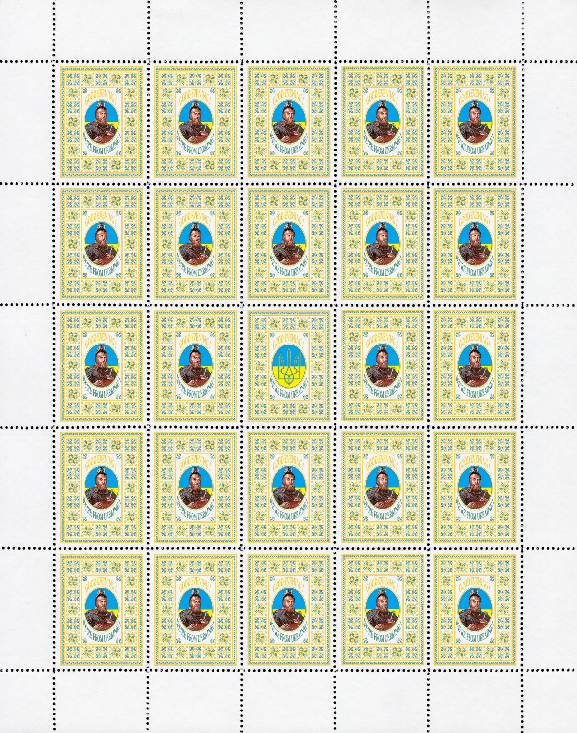 GRAND DUKES. 2022. RYURYK. SHEET - 25 PCs.