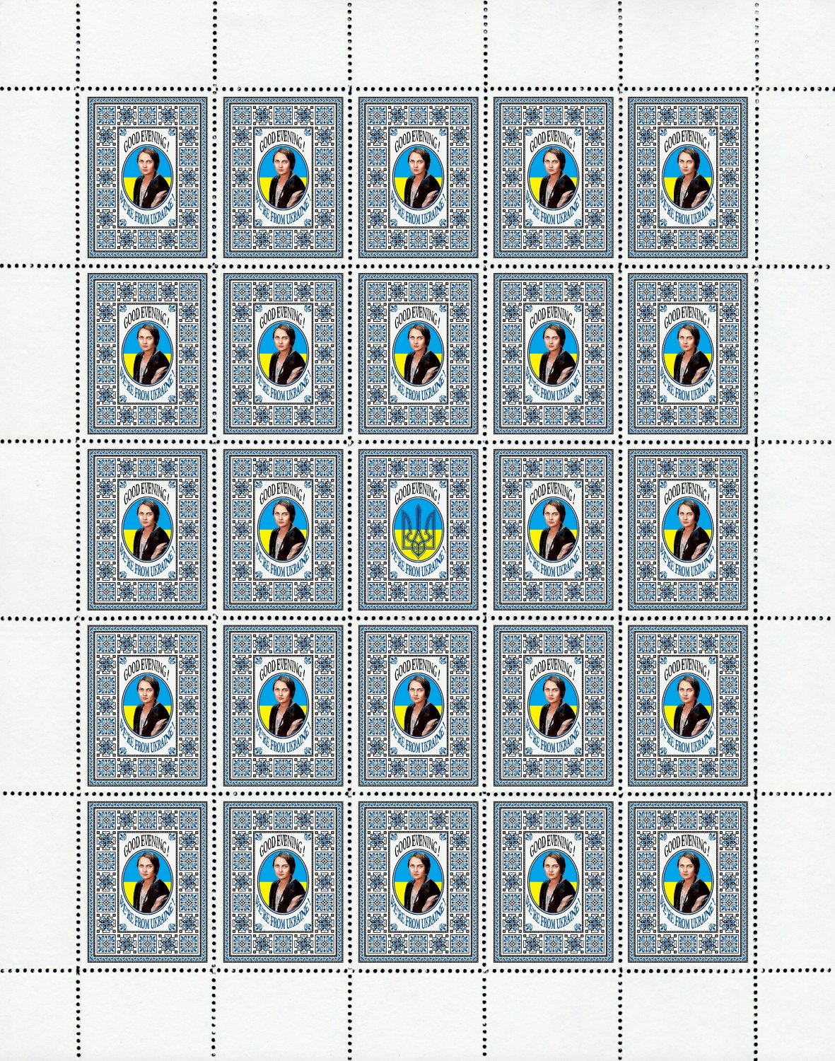 THE EXECUTED RENAISSANCE. 2022. EUGENIA SPASKA. SHEET - 25 PCs.
