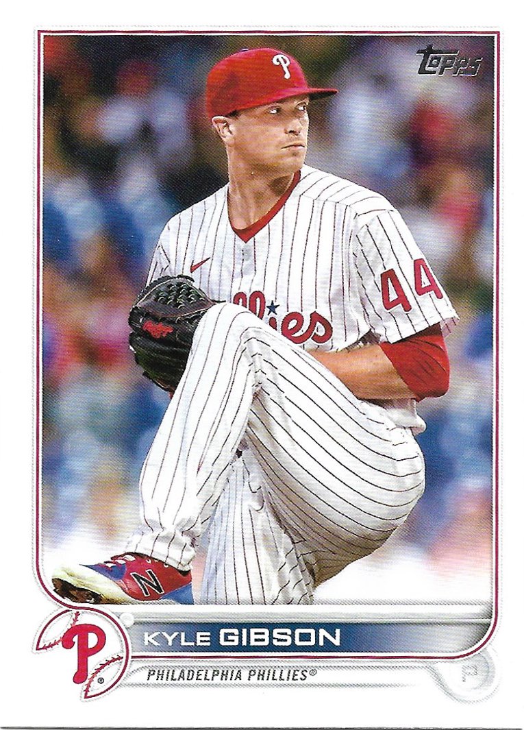 Kyle Gibson 2022 Topps #57 Philadelphia Phillies Baseball Card