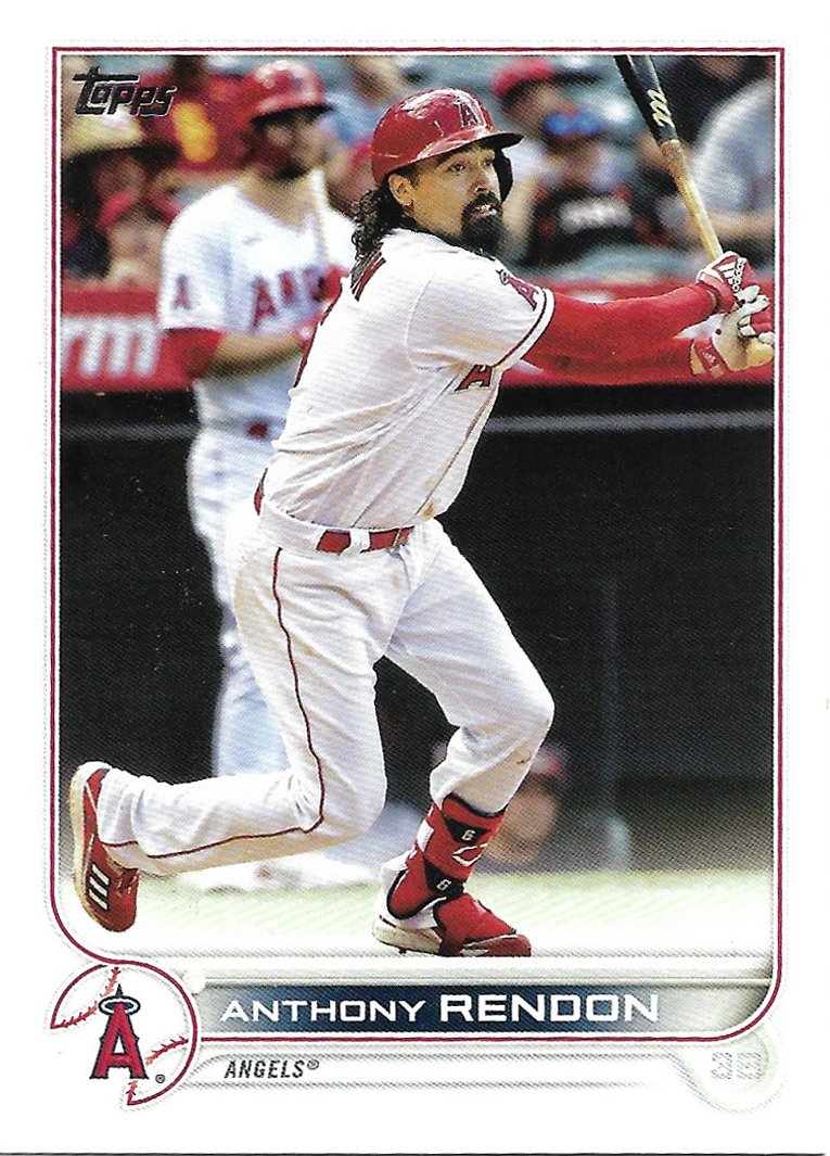 Anthony Rendon 2022 Topps #620 Los Angeles Angels Baseball Card