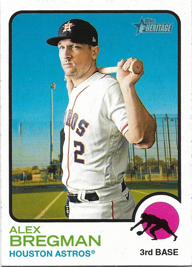 Alex Bregman 2022 Topps Heritage #104 Houston Astros Baseball Card