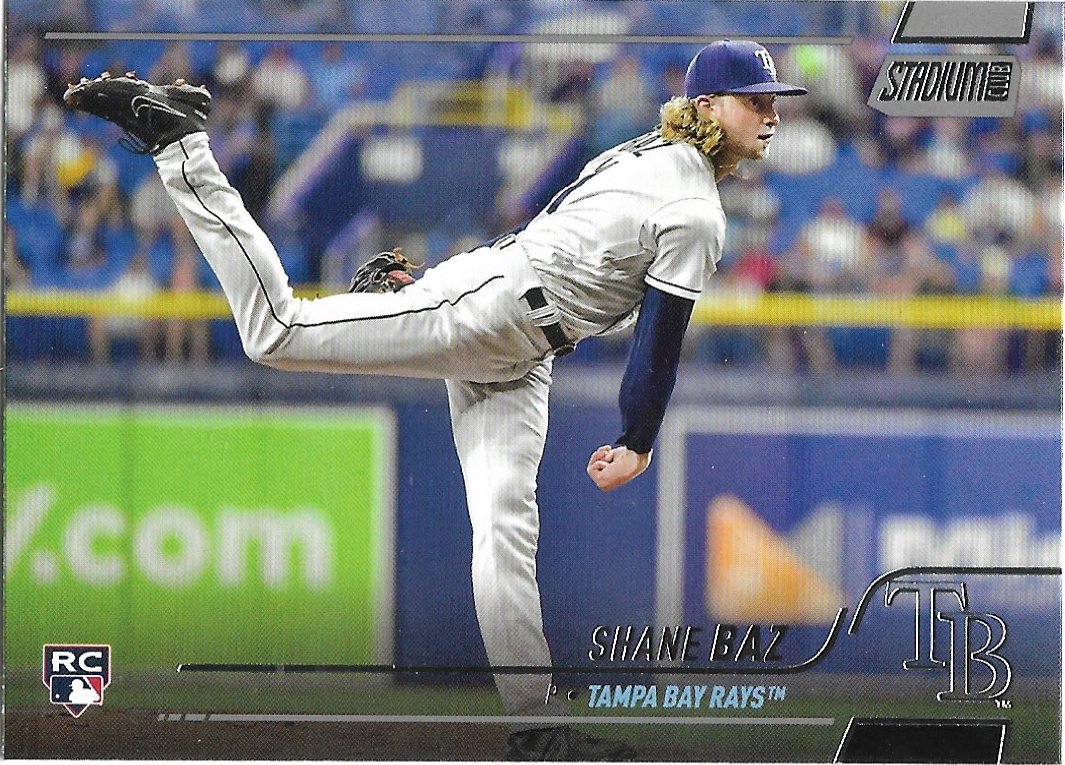 Shane Baz 2022 Topps Stadium Club Rookie #15 Tampa Bay Rays Baseball Card