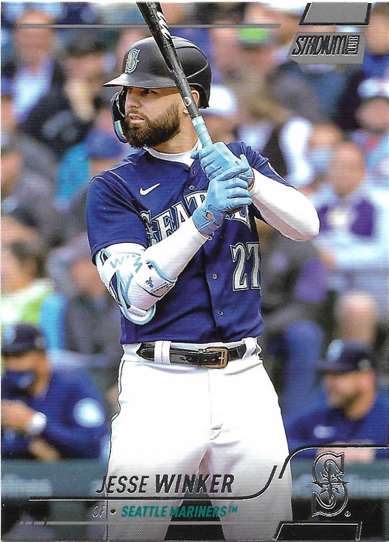Jesse Winker 2022 Topps Stadium Club #86 Seattle Mariners Baseball Card