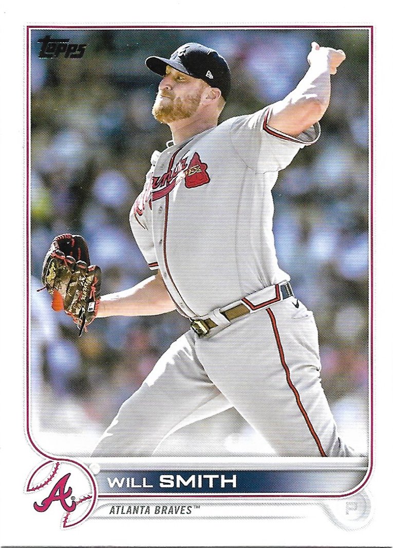 Will Smith 2022 Topps Update #US47 Atlanta Braves Baseball Card