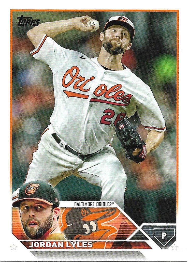 Jordan Lyles 2023 Topps #212 Baltimore Orioles Baseball Card