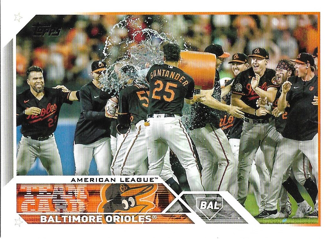 Baltimore Orioles 2023 Topps #112 Baseball Team Card