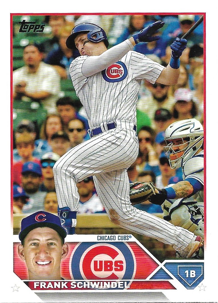 Frank Schwindel 2023 Topps #249 Chicago Cubs Baseball Card