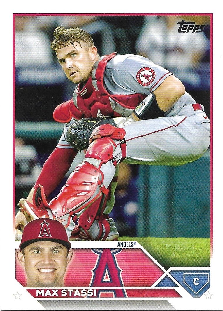 Max Stassi 2023 Topps #85 Los Angeles Angels Baseball Card