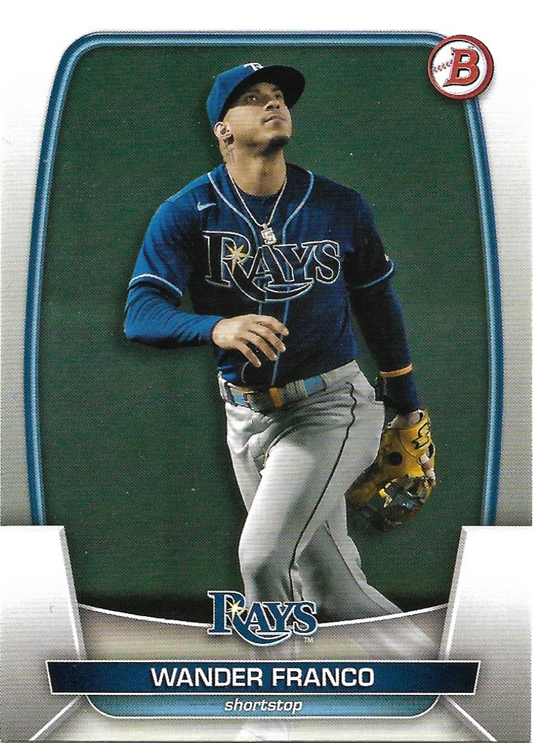 Wander Franco 2023 Bowman #97 Tampa Bay Rays Baseball Card