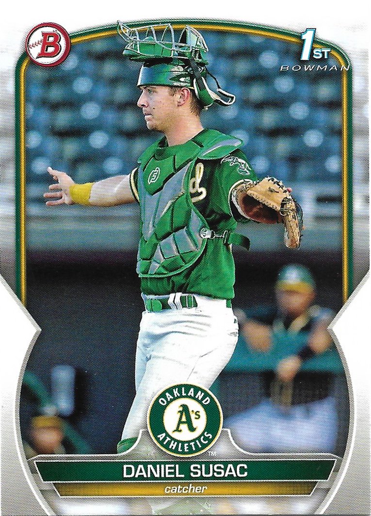 Daniel Susac 2023 Bowman #BP-5 Oakland Athletics Baseball Card