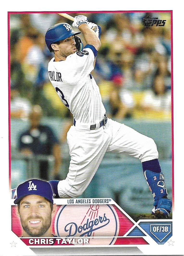 Chris Taylor 2023 Topps #562 Los Angeles Dodgers Baseball Card