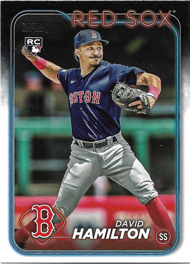 David Hamilton 2024 Topps Rookie #202 Boston Red Sox Baseball Card