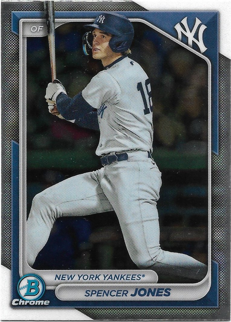 Spencer Jones 2024 Bowman #BCP-32 New York Yankees Baseball Card