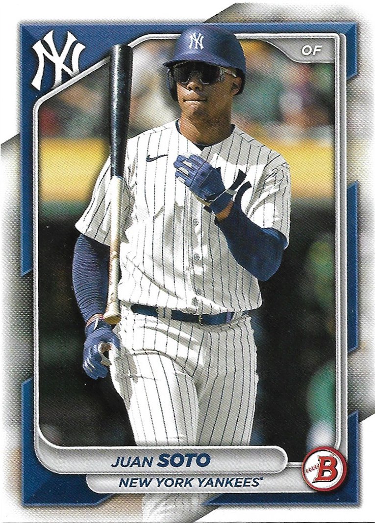 Juan Soto 2024 Bowman #78 New York Yankees Baseball Card