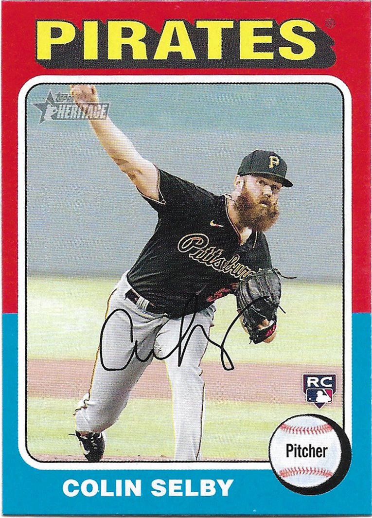 Colin Selby 2024 Topps Heritage Rookie #150 Pittsburgh Pirates Baseball ...