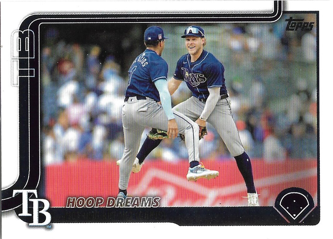 Hoop Dreams 2025 Topps #291 Tampa Bay Rays Baseball Team Card