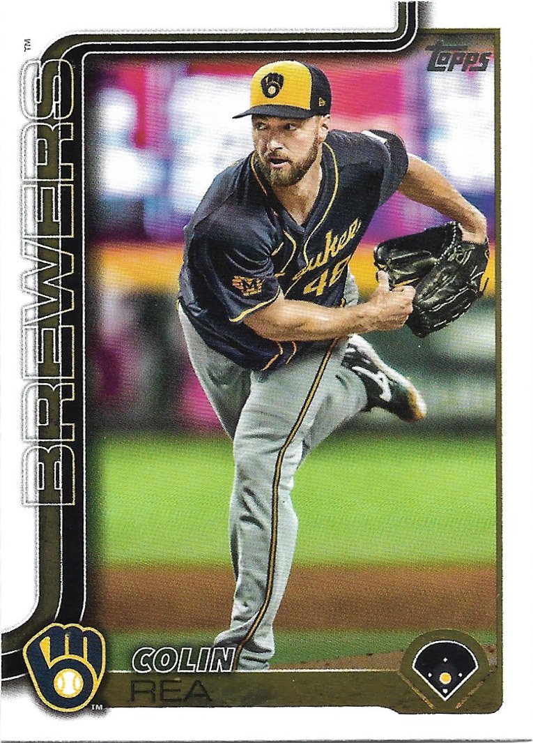 Colin Rea 2025 Topps #75 Milwaukee Brewers Baseball Card