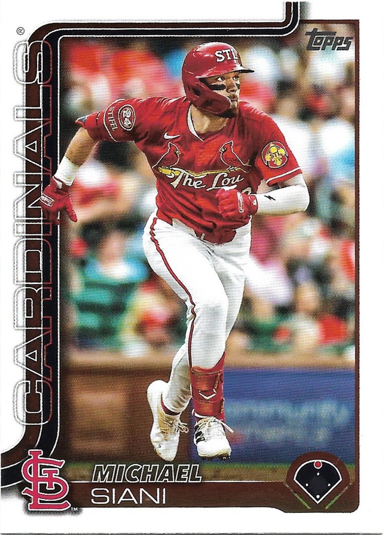 Michael Sianni 2025 Topps #289 St. Louis Cardinals Baseball Card