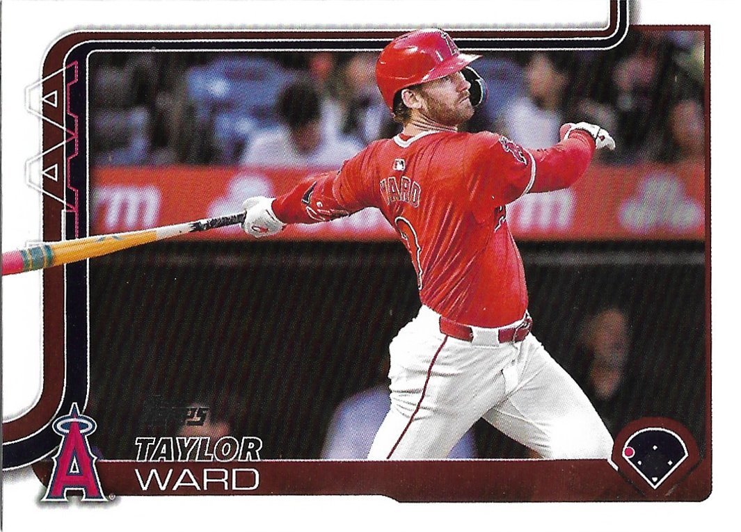 Taylor Ward 2025 Topps #209 Los Angeles Angels Baseball Card