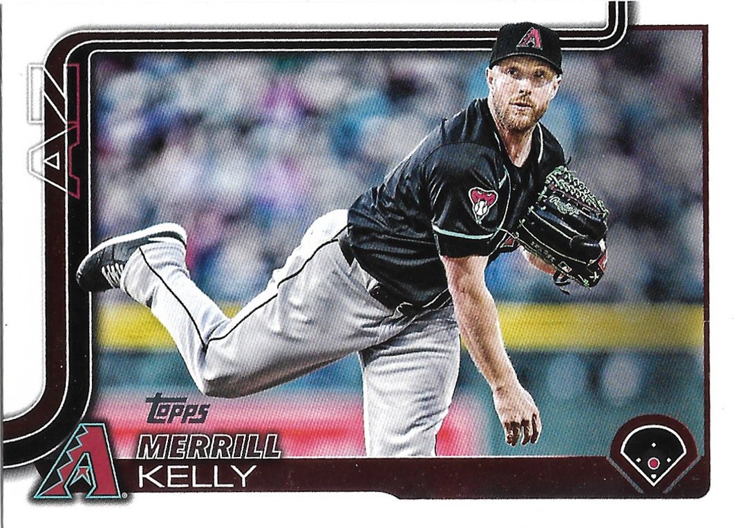 Merrill Kelly 2025 Topps #382 Arizona Diamondbacks Baseball Card