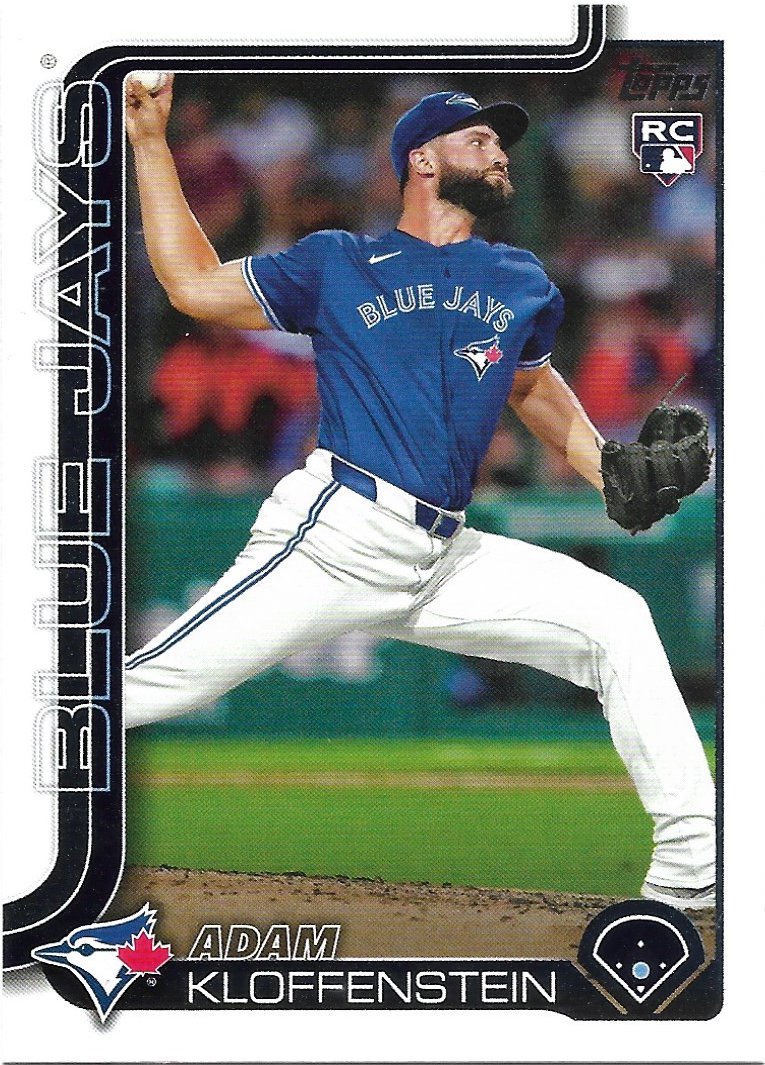 Adam Kloffenstein 2025 Topps Rookie #426 Toronto Blue Jays Baseball Card