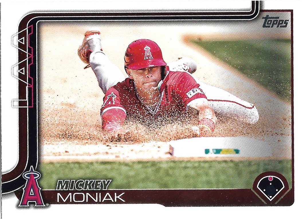 Mickey Moniak 2025 Topps #479 Los Angeles Angels Baseball Card