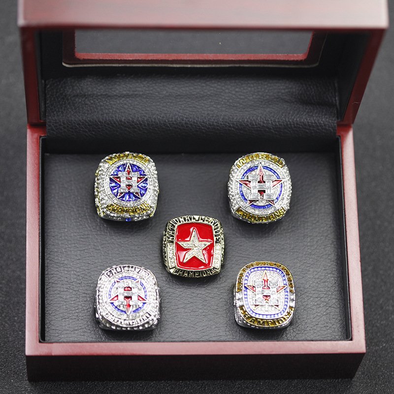 5 pcs 2005 2017 2019 2021 2022 Houston Astros World Series Championship ...