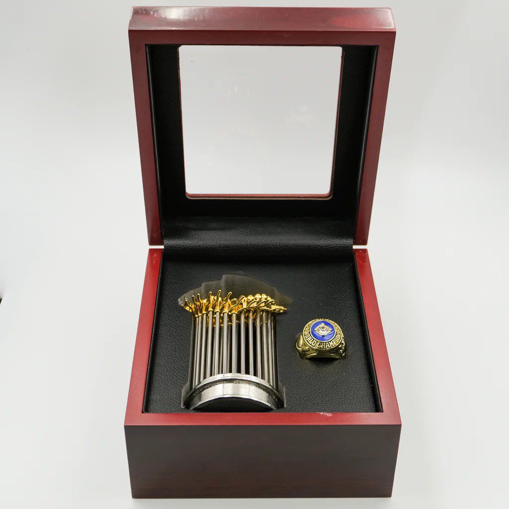1965 Los Angeles Dodgers World Series Championship Trophy & Ring with ...