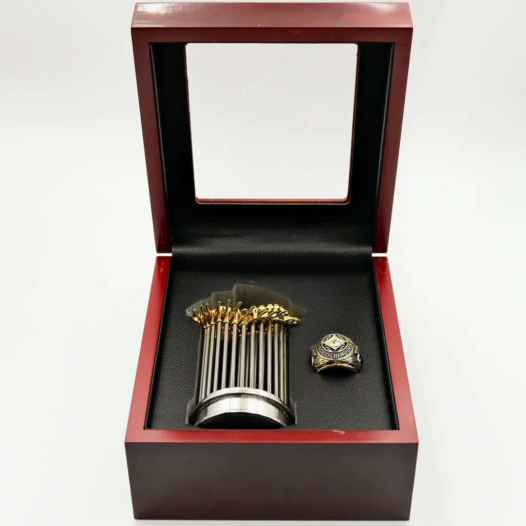 1962 New York Yankees World Series Championship Trophy & Ring with Box ...