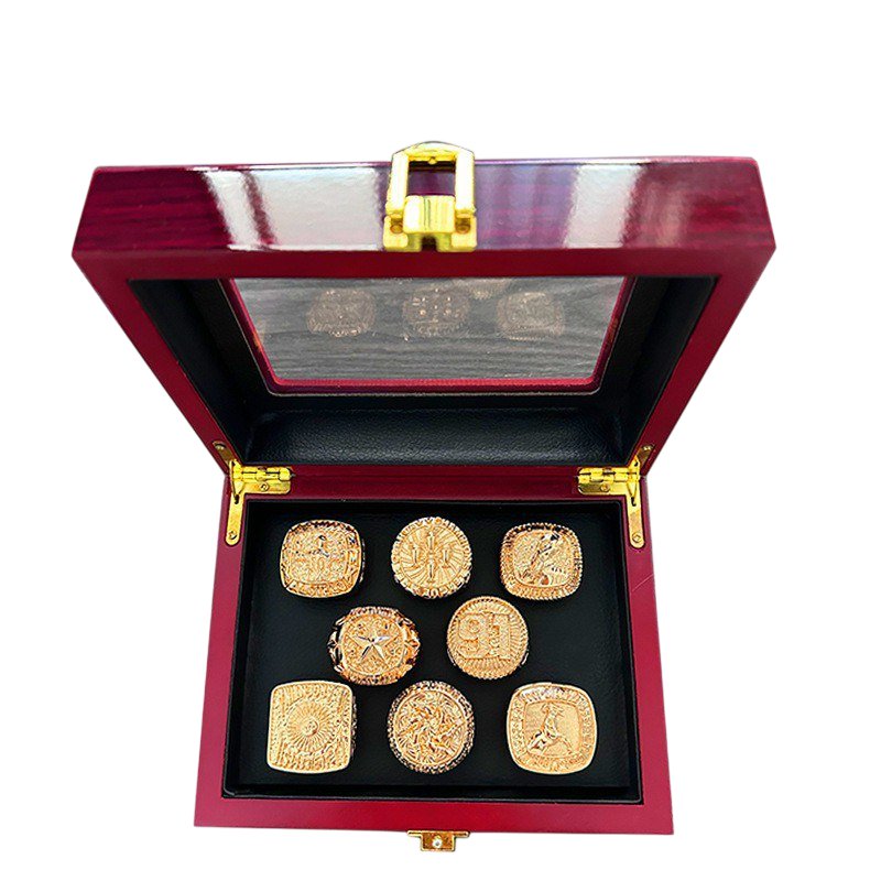 Lionel Messi 8 Championship Ring Set 2009-2023 Eight Ballon d'Ors ...