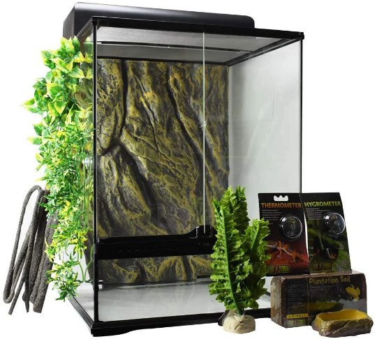 Rainforest Habitat Kit for Snakes, Frogs, Lizards & Geckos - 18.5 x 19 ...
