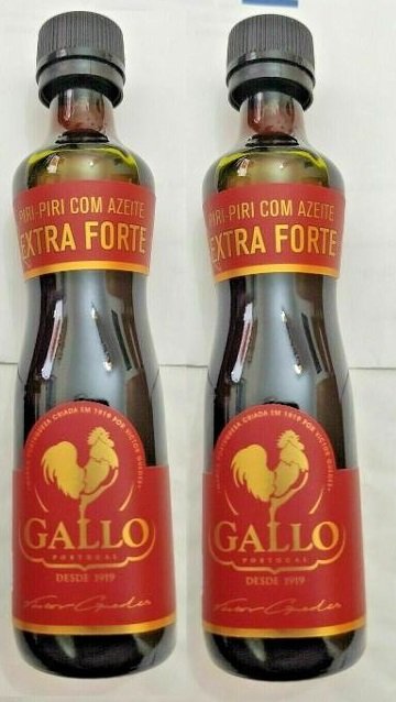 Hot Sauce EXTRA FORTE Piri Piri with Olive Oil GALLO PORTUGAL 2x50ml ...