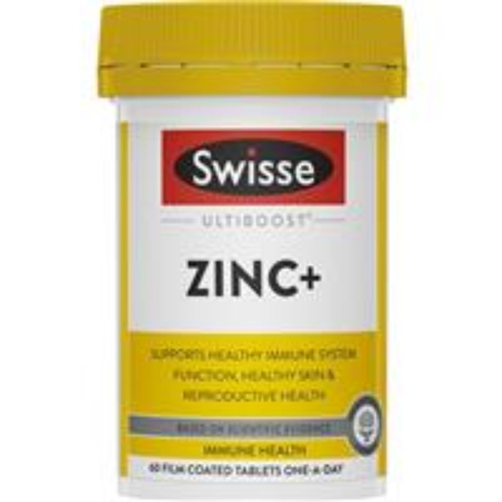 Swisse Ultiboost Zinc+, 60 Tablets