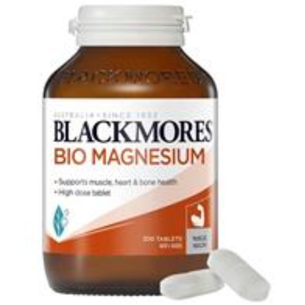 Blackmores Bio Magnesium Muscle Health Vitamin 200 Tablets Value Pack