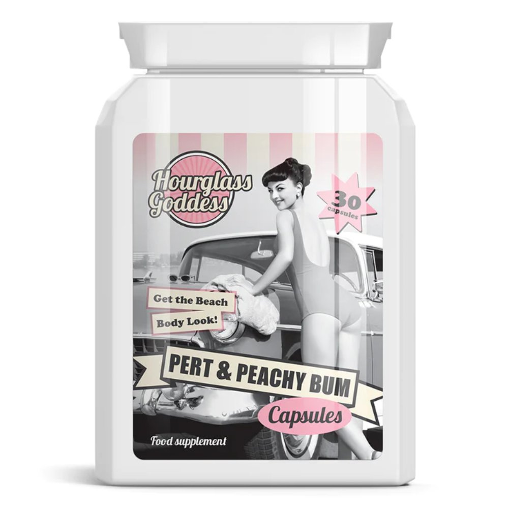 Hourglass Goddess Pert & Peachy Bum Tablets - Sculpt Your Dream Derriere!