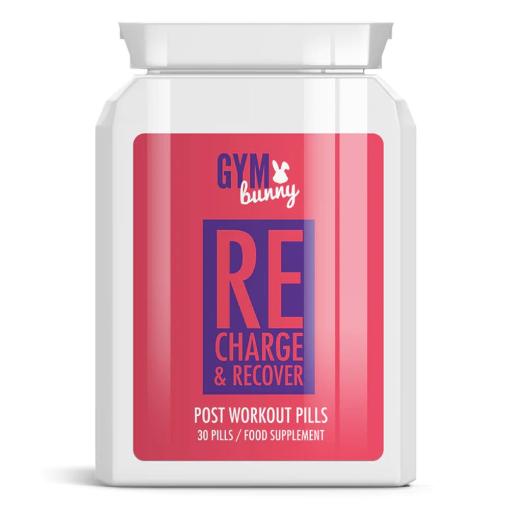 Gym Bunny Recharge and Recover Post Workout Pills - Revive Your Energy