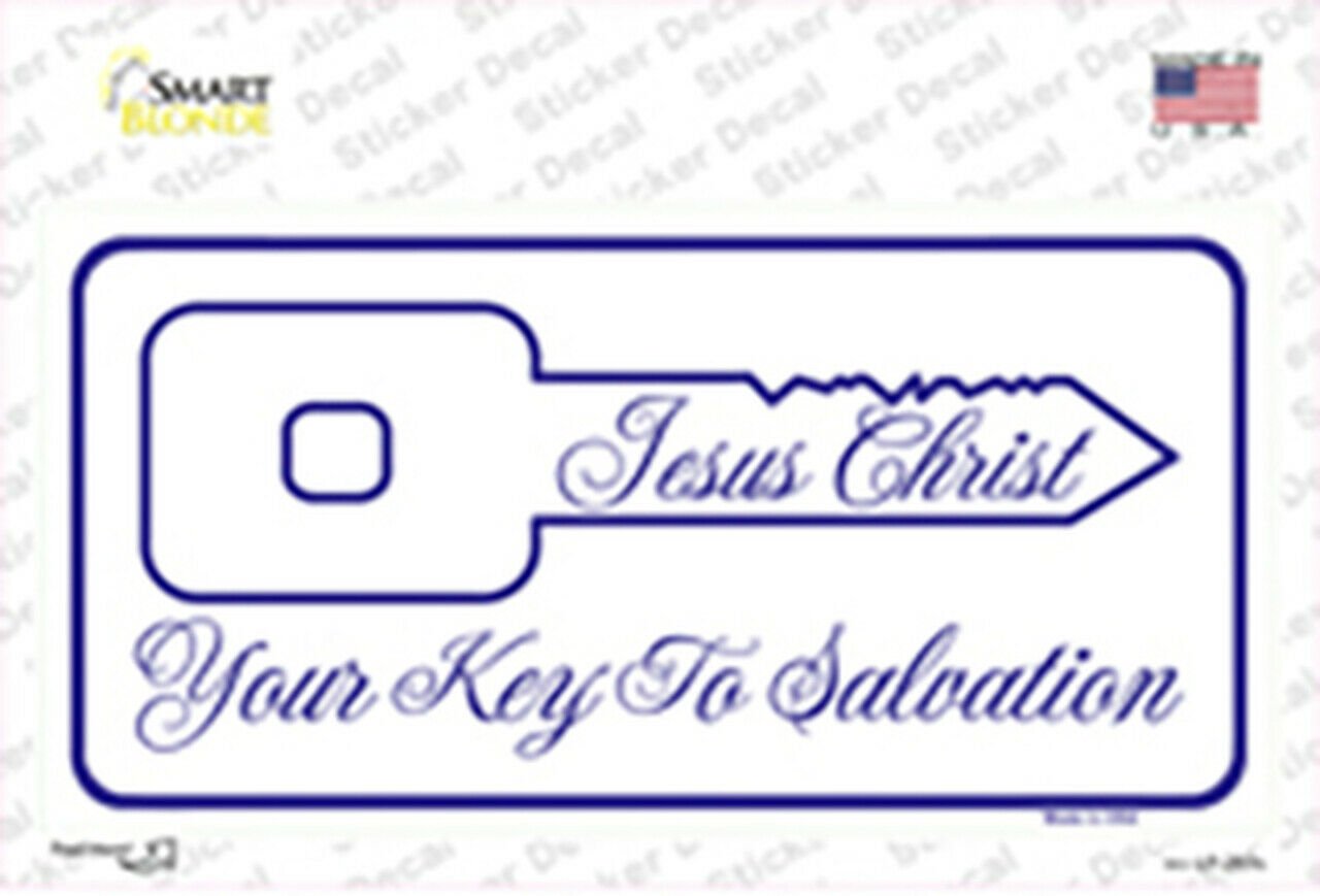 Jesus Christ Your Key to Salvation Sticker Decal