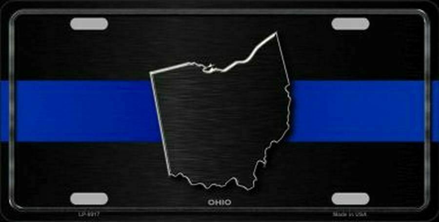 Ohio Thin Blue Line Novelty License Plate