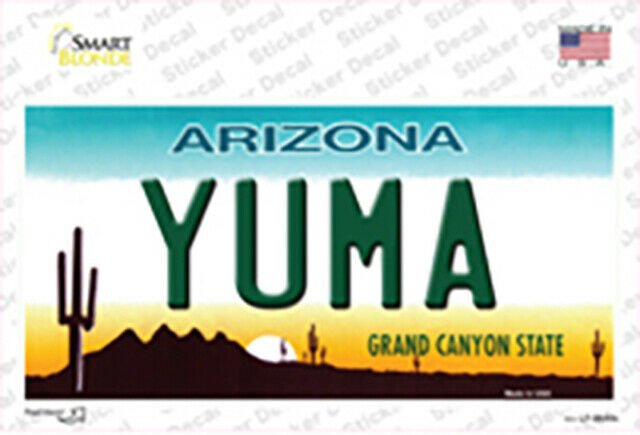Yuma Arizona Background Sticker Decal
