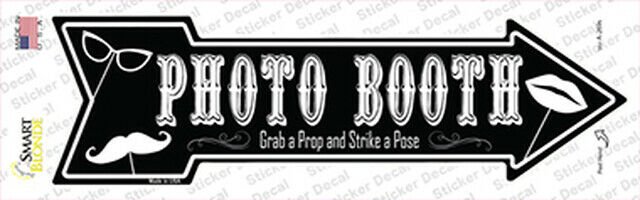 Photo Booth Arrow Sticker Decal