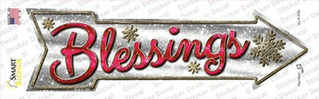 Blessings Arrow Sticker Decal