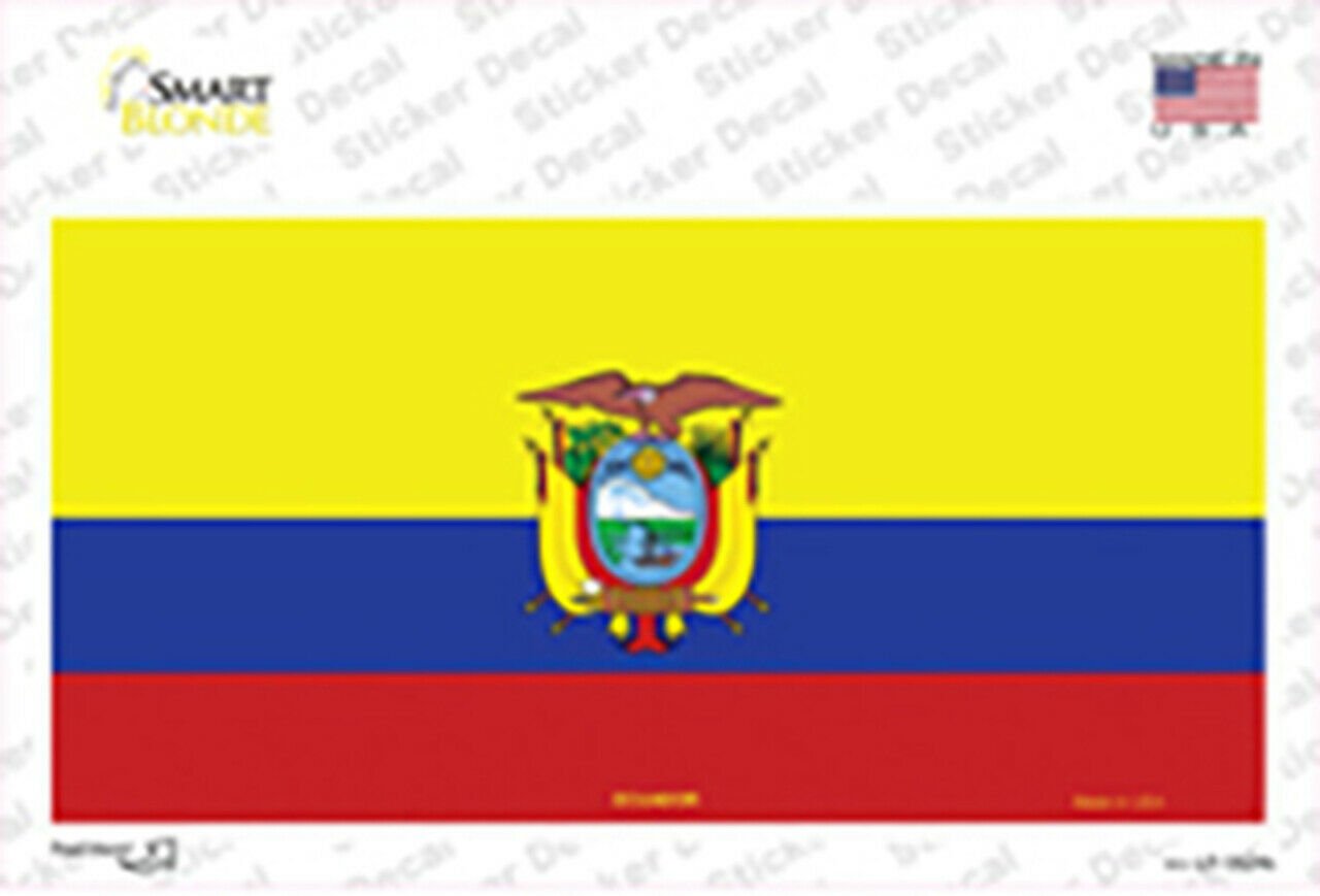 Ecuador Flag Sticker Decal
