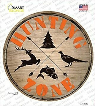 Hunting Zone Circle Sticker Decal