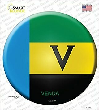 Venda Flag Circle Sticker Decal