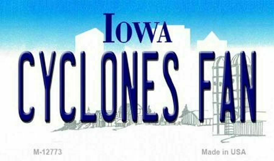 Cyclones Fan Iowa State Background Metal Magnet