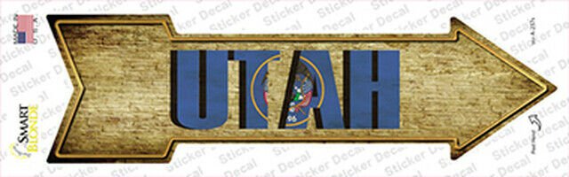 Utah Arrow Sticker Decal
