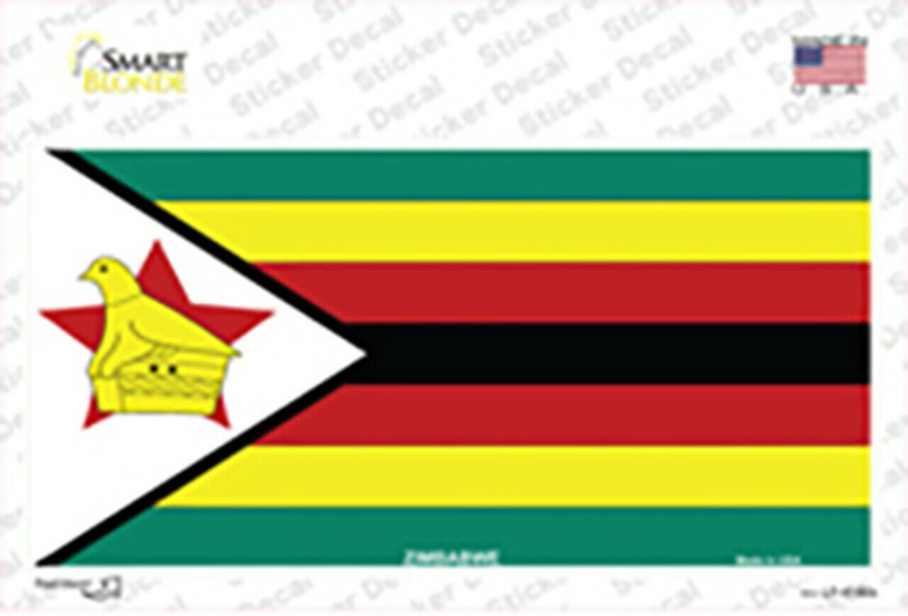 Zimbabwe Flag Sticker Decal
