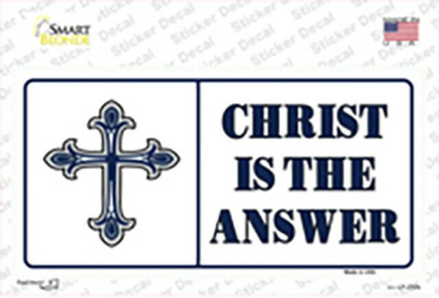 Christ is the Answer Sticker Decal