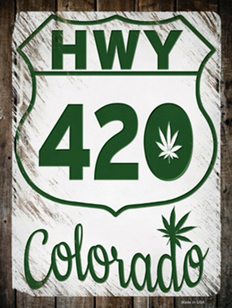 Hwy 420 Colorado Rectangular Sticker Decal